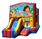 jumpers-inflatables-combo-2in1-dora-the-explorer - Carnival Fun Experts