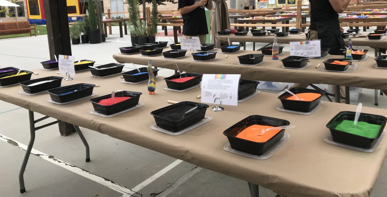 Sand Art Craft Station - Carnival Fun Experts